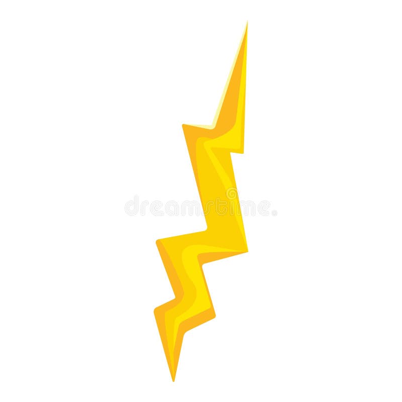 Power Bolt Icon Cartoon Vector. Charge Shock Stock Vector ...