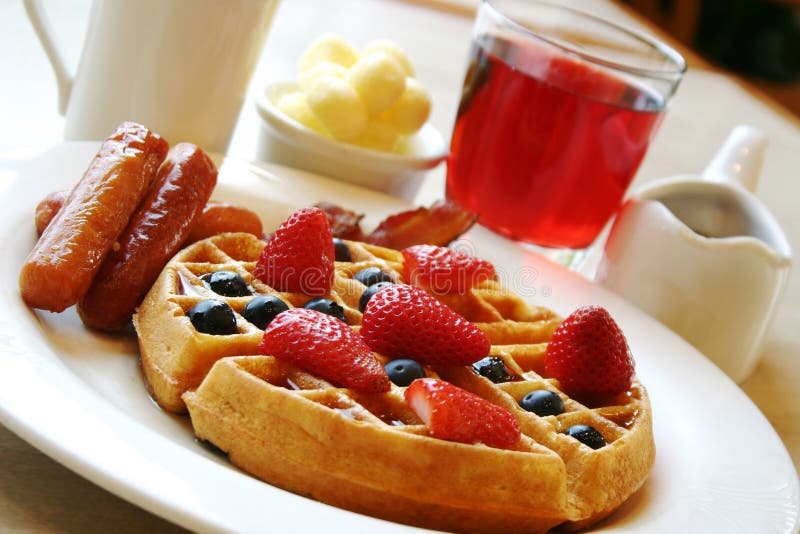 Power breakfast stock photo. Image of meal, maple, breakfast - 1086468