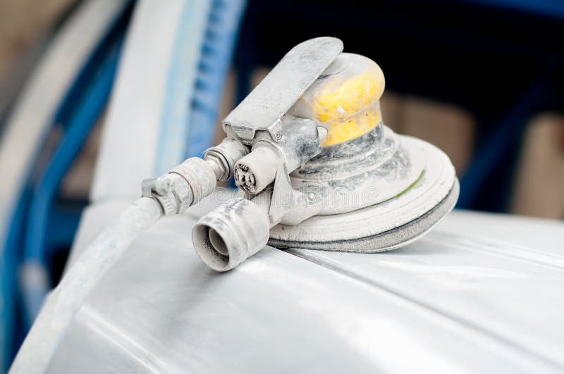 Power Buffer Machine, for Polishing Stock Photo - Image of polish, auto ...