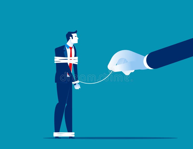 Power of Business. Vector Illustration Competition Business Concept ...