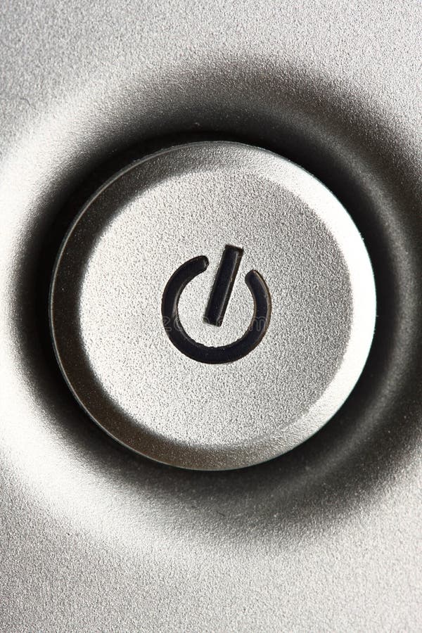 Power button stock photo. Image of component, main, isolated - 14218794