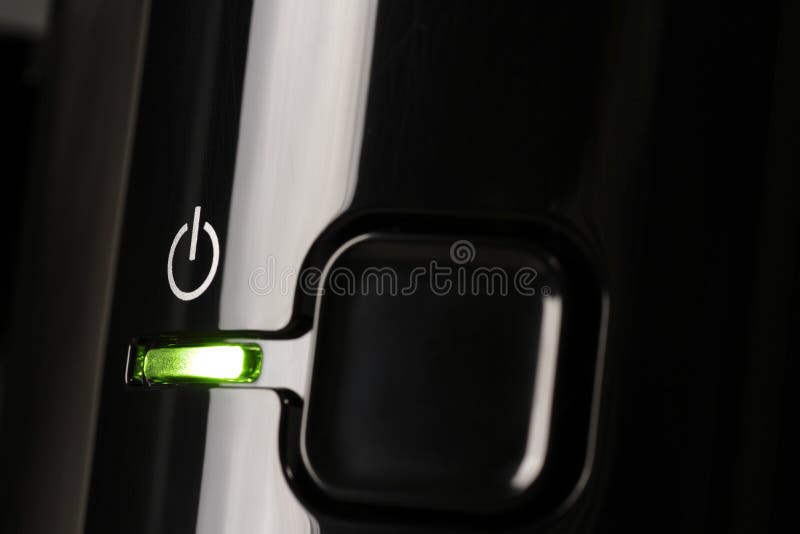 Power button stock image. Image of power, indoors, computer - 15036293