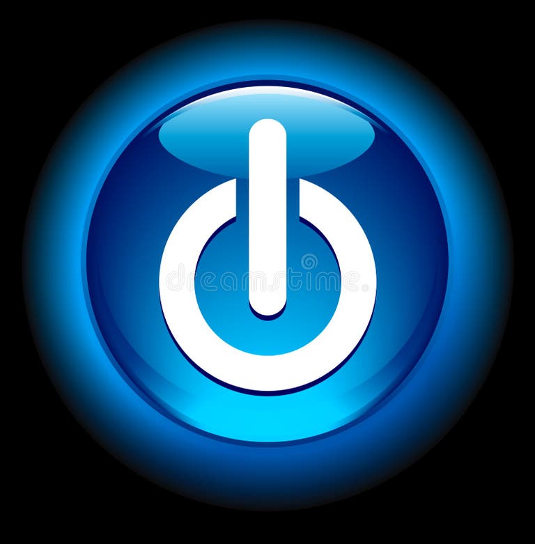 Glowing Power Button Symbol Stock Illustrations – 5,909 Glowing Power ...