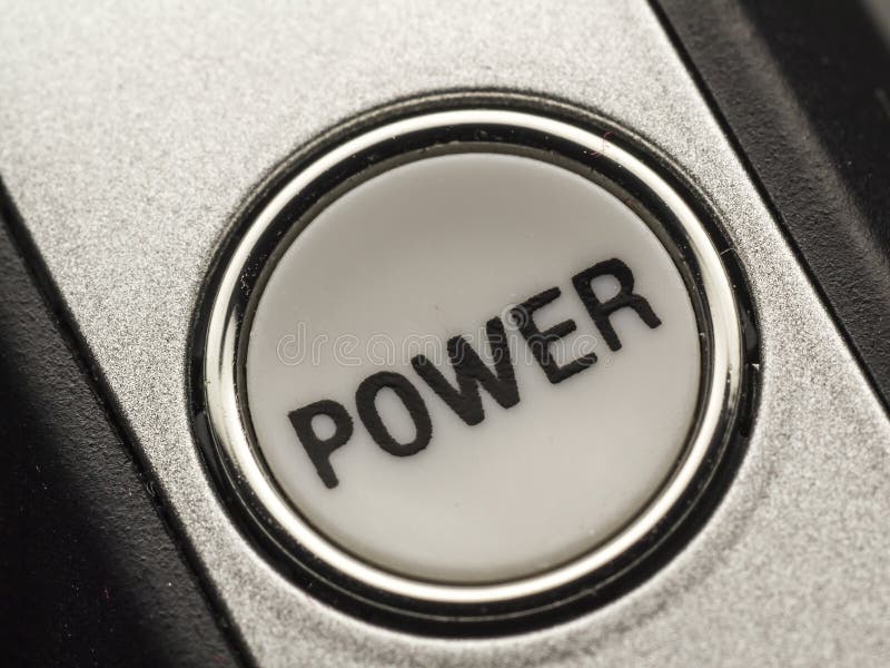 Power Button stock image. Image of close, electronics - 25294793