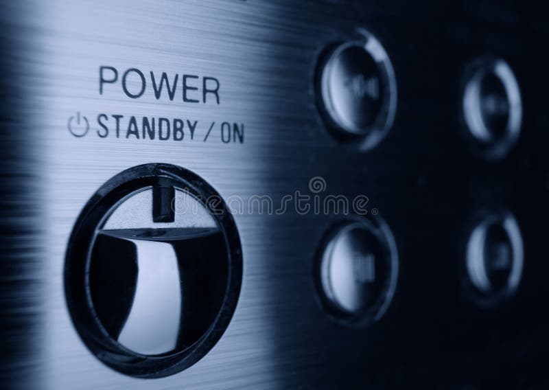Power button stock photo. Image of equipment, illuminated - 11504106