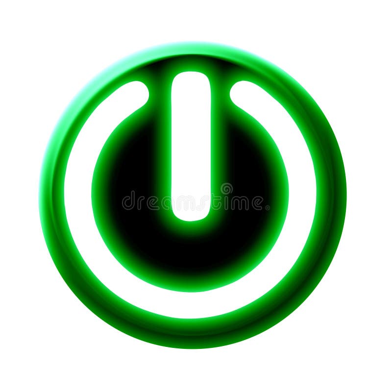 Green Power Button Stock Illustrations – 24,259 Green Power Button ...