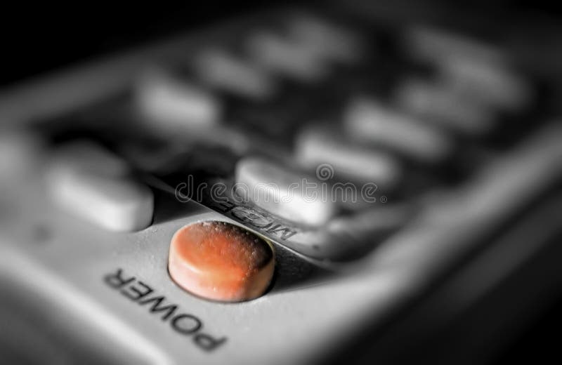 Power Button Air Conditioner Remote Control. Remote Control of Ac with ...