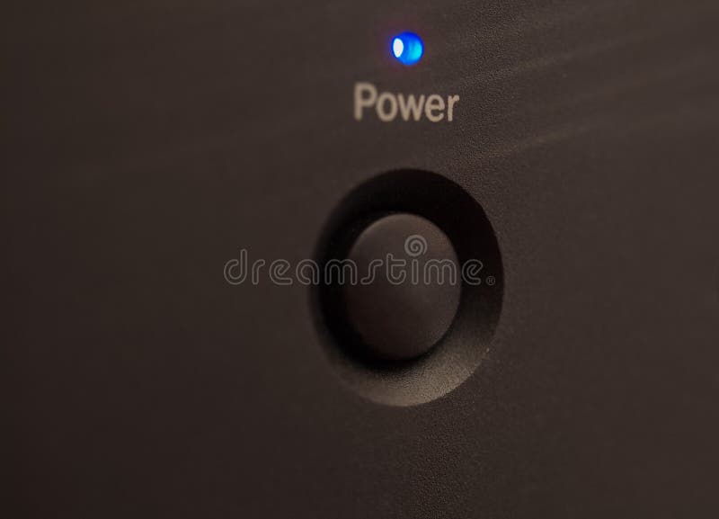 Power button stock photo. Image of button, technology - 63297856