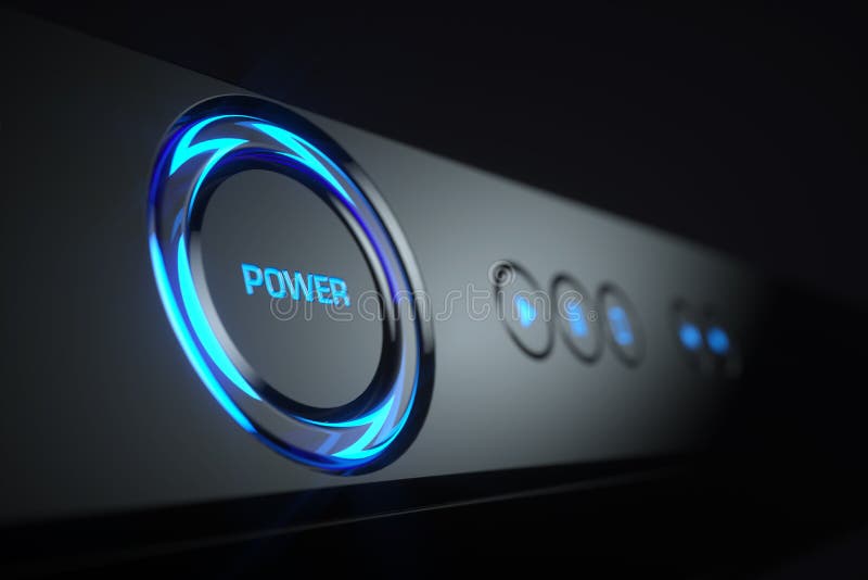 LCD Panel: Blue variant. stock vector. Illustration of flick - 9503587