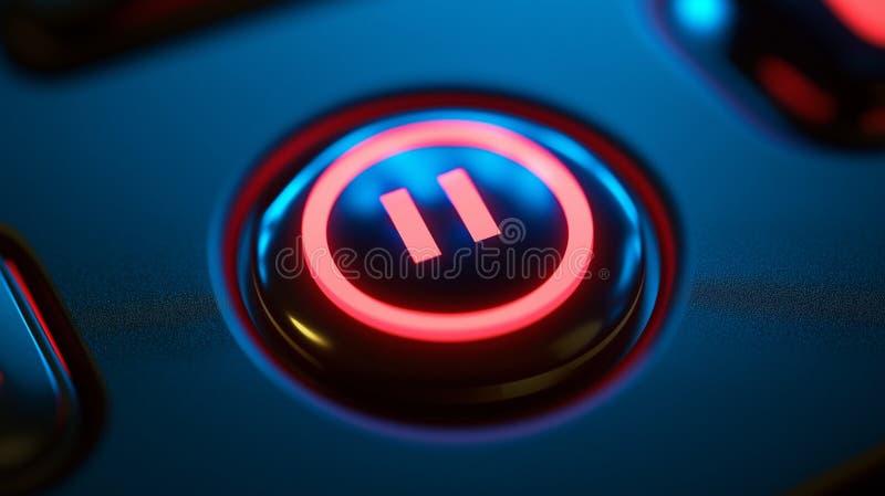 Power Button in Dark Outer Space. Stars and Dark Space Stock Photo ...