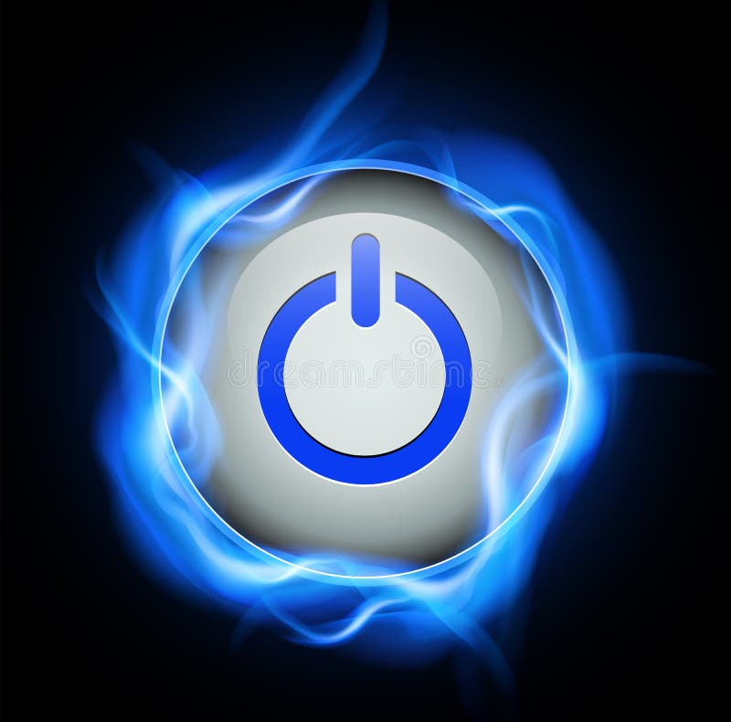 Power button design stock vector. Illustration of technology - 27053018