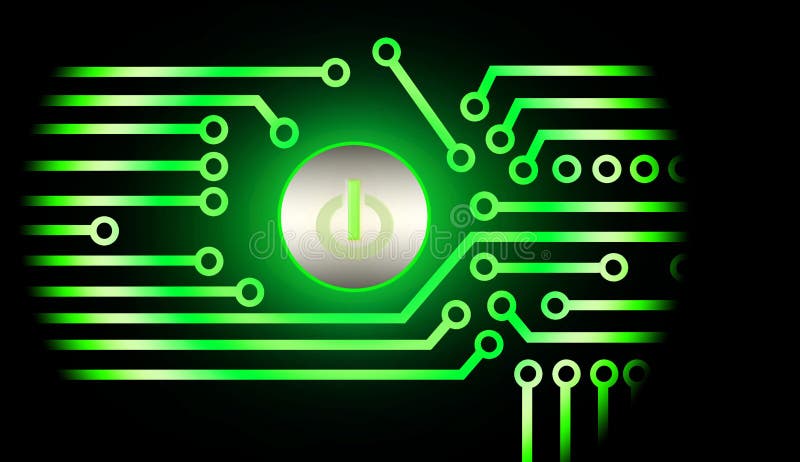 Power button stock illustration. Illustration of powerful - 30384958