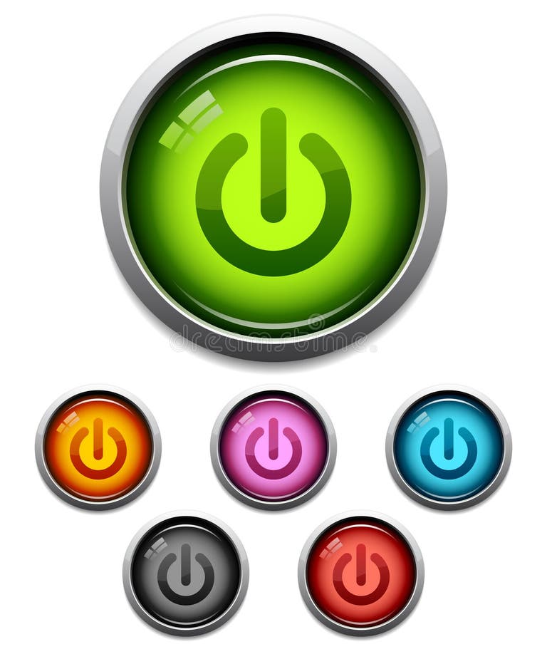 Graphic Power Button Stock Illustrations – 56,193 Graphic Power Button ...