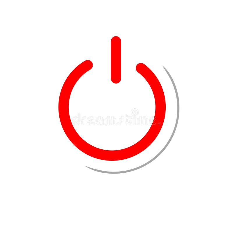 Power button icon design stock illustration. Illustration of symbol ...