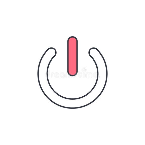 Power Button Icon. Element of Web Icon with One Color for Mobile ...