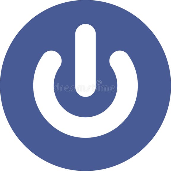 Power Button Icon. Standby Power Button Stock Vector - Illustration of ...