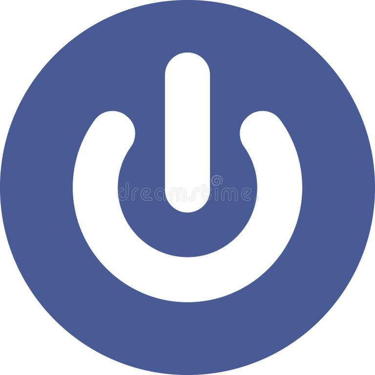 Power Button Icon. Standby Power Button Stock Vector - Illustration of ...