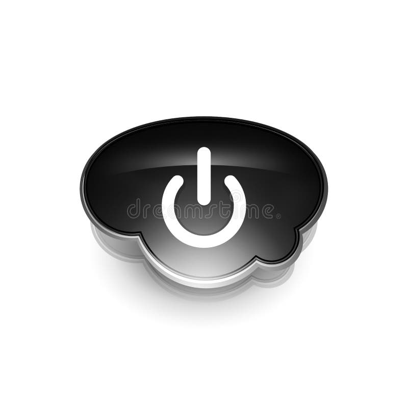 Power Button Icon, Start Symbol Stock Vector - Illustration of element ...