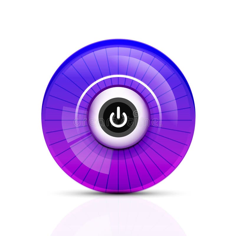 Power Button Icon, Start Symbol, Web Design UI or Application Design ...