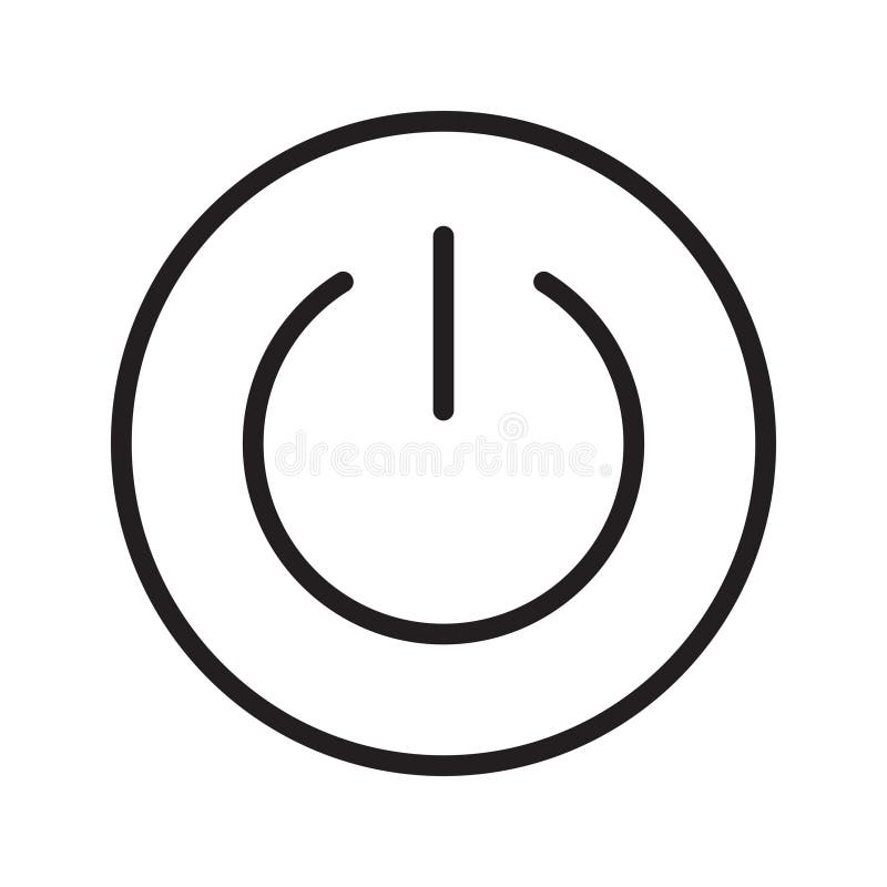 Power Button Icon Vector Image. Suitable for Mobile Apps, Web Apps and Print Media. Stock Vector ...