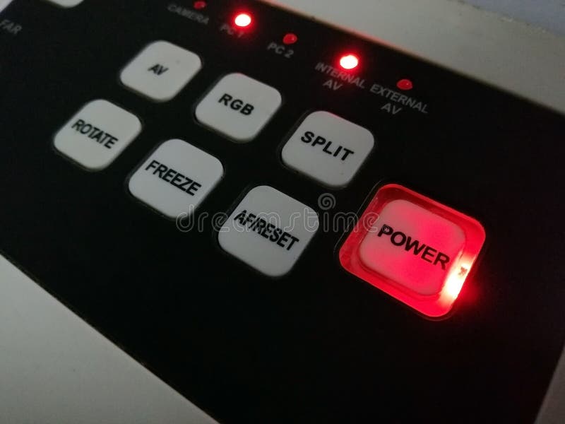 Power Button, Keypad on Digital Visualizer Switch on-off of the Digital ...