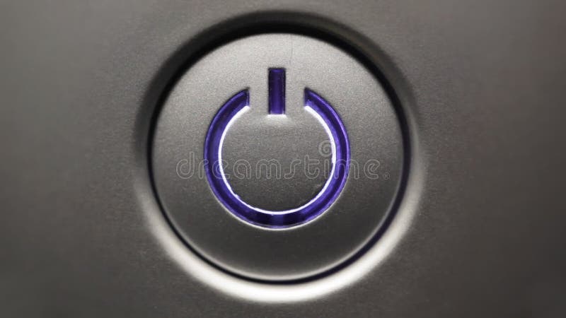 Power button stock footage. Video of button, transparent - 42469822
