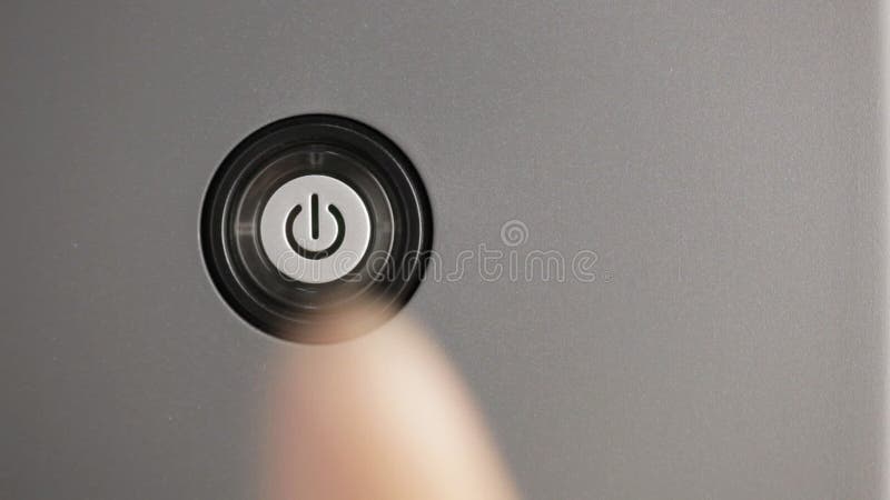 Power Button Symbol, Animated Icon on Transparent Background. Stock ...