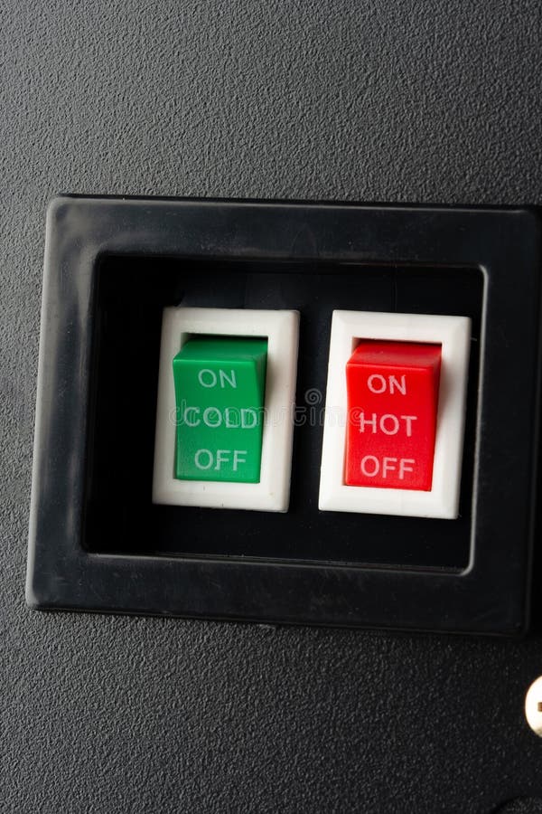 Water Button in the Cooler Close Up Stock Photo - Image of healthy ...