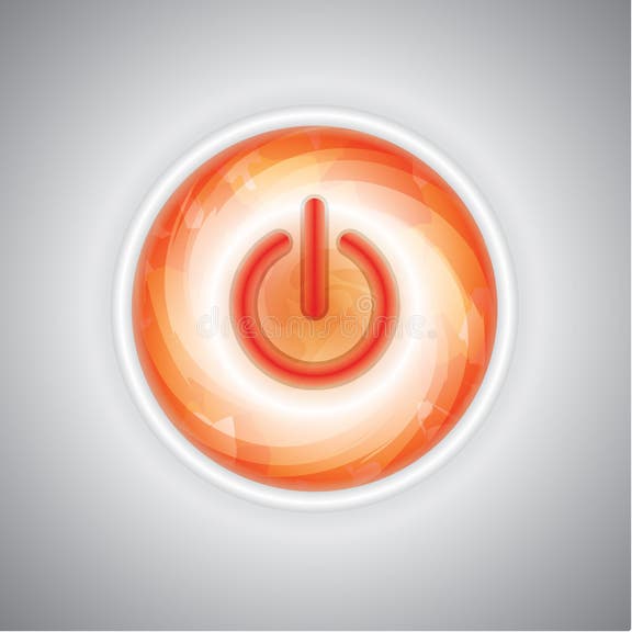 Power button stock vector. Illustration of business, internet - 33793125