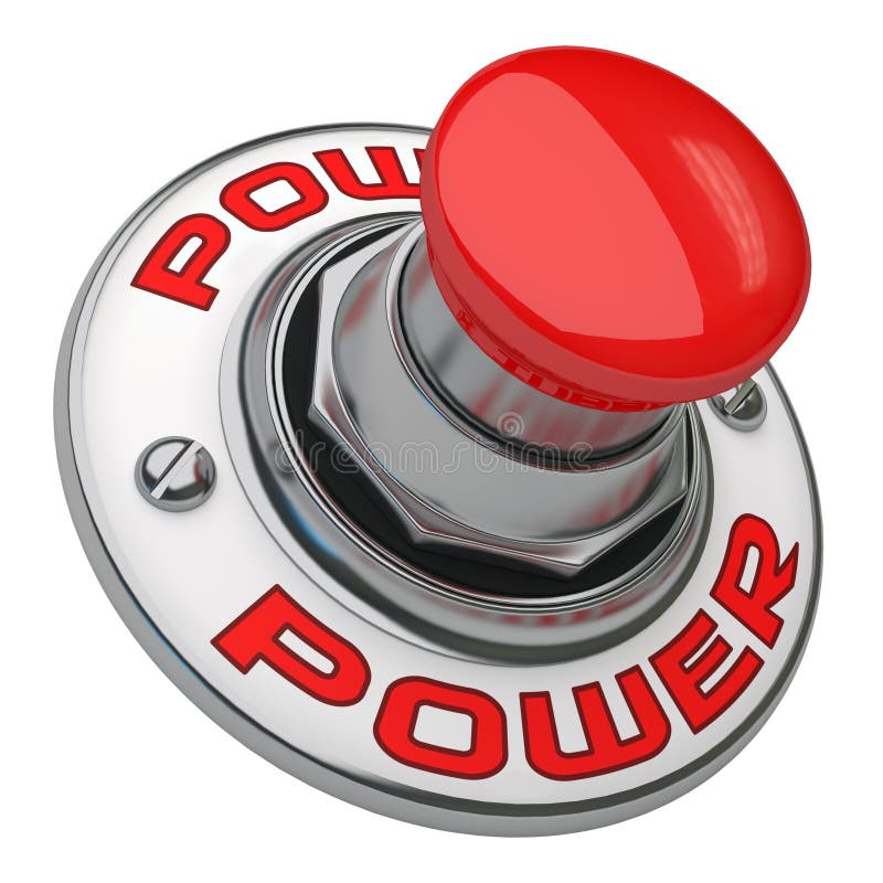Power Button stock illustration. Illustration of power - 7416894