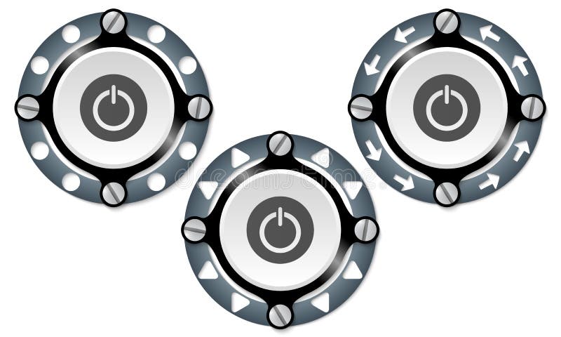 Power button stock vector. Illustration of icon, mark - 48625140