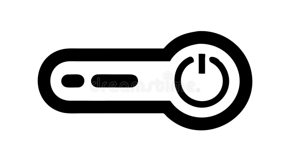 Power Button Switch Icon Vector for Device Control, Activation, Vector ...