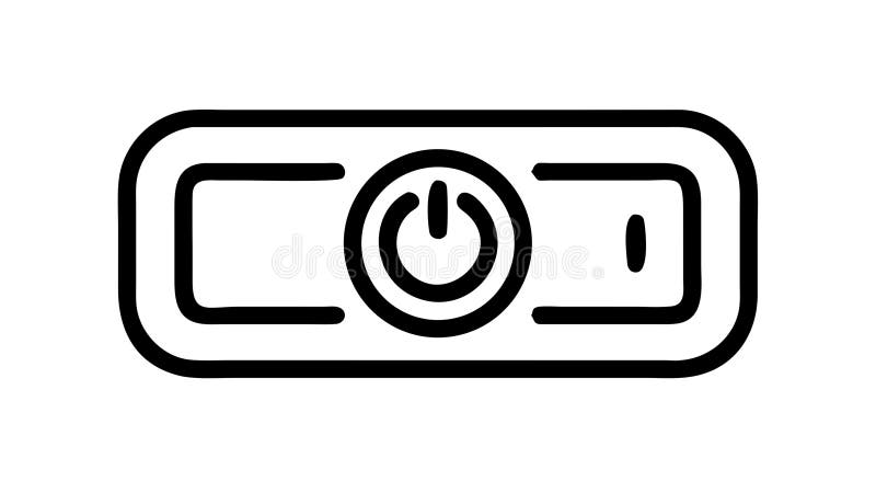 Power Button Switch, on Off Control and Activation. Vector Design Generative AI Stock Vector ...
