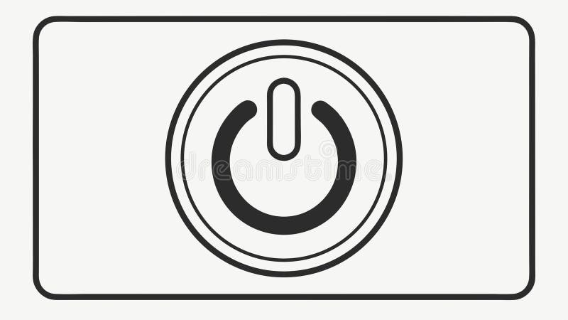 Power Button Symbol on Off Switch Icon Vector Art, Vector Design ...