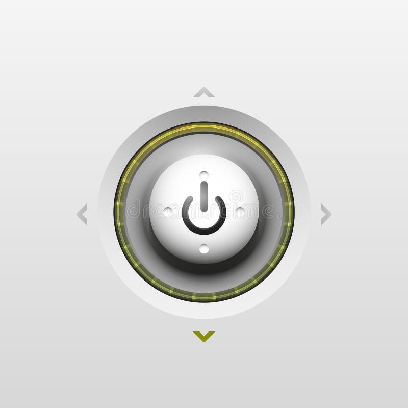 Power Button Technology Logo, Digital Art Techno Concept, on Off Icon ...