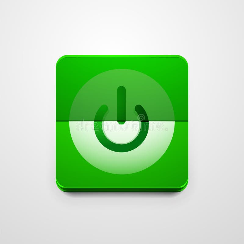 Power Button Technology Logo, Digital Art Techno Concept, on Off Icon ...