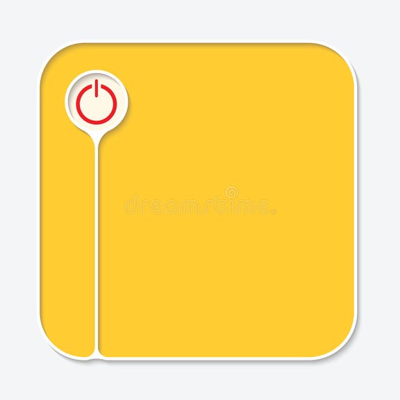 Power button stock illustration. Illustration of text - 75811665