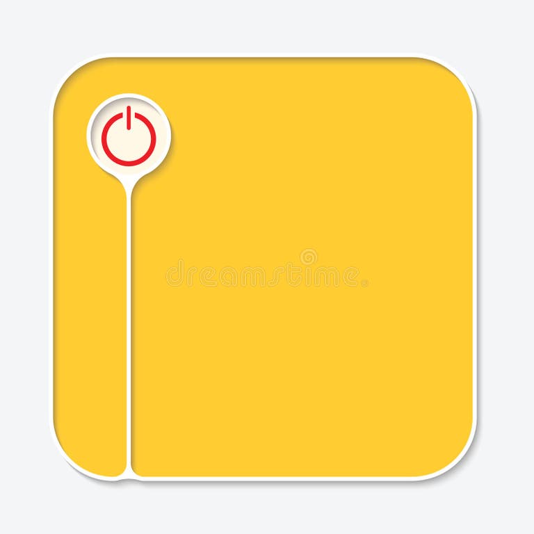 Power button stock illustration. Illustration of text - 75811665