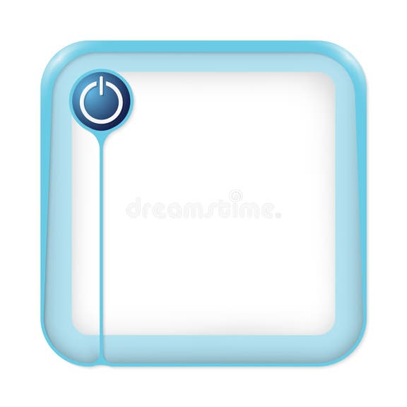 Power button stock vector. Illustration of layout, border - 87376810