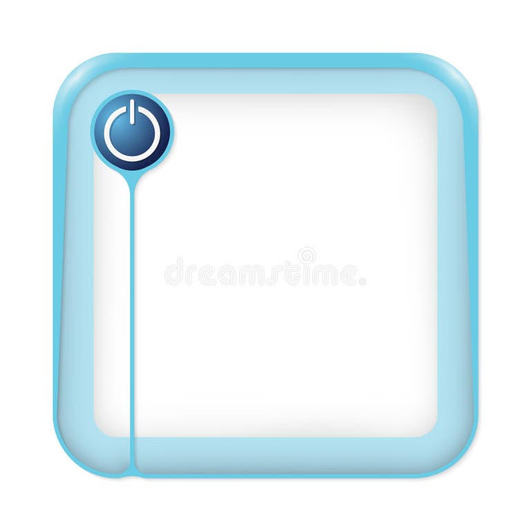 Power button stock vector. Illustration of layout, border - 87376810