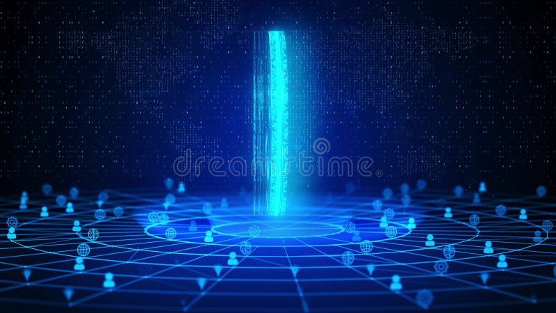 5G Text Future Digital Technology Ai Cyber Space Deep Learning ...