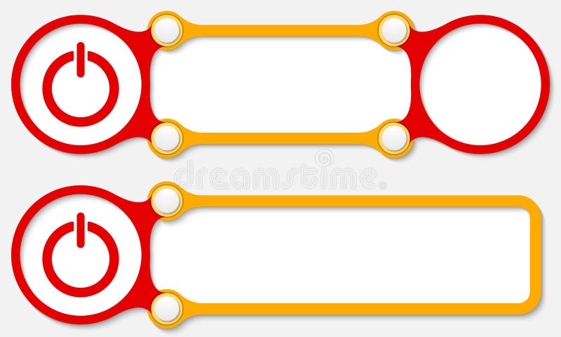 Power button stock vector. Illustration of element, power - 52501805