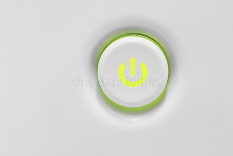 Power button white stock photo. Image of button, icon - 18558194
