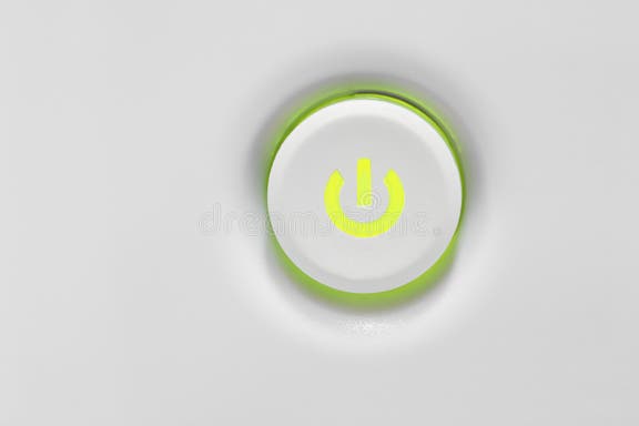 Power button white stock photo. Image of button, icon - 18558194