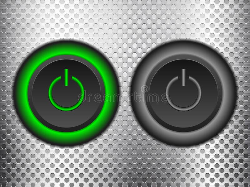 Power button stock photo. Image of element, button, closeup - 30516614