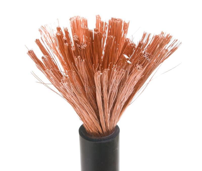 Insulated power cable stock photo. Image of engineering - 12885854