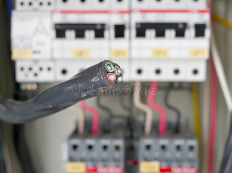 Electric Power Supply Panel Stock Photo - Image of component ...