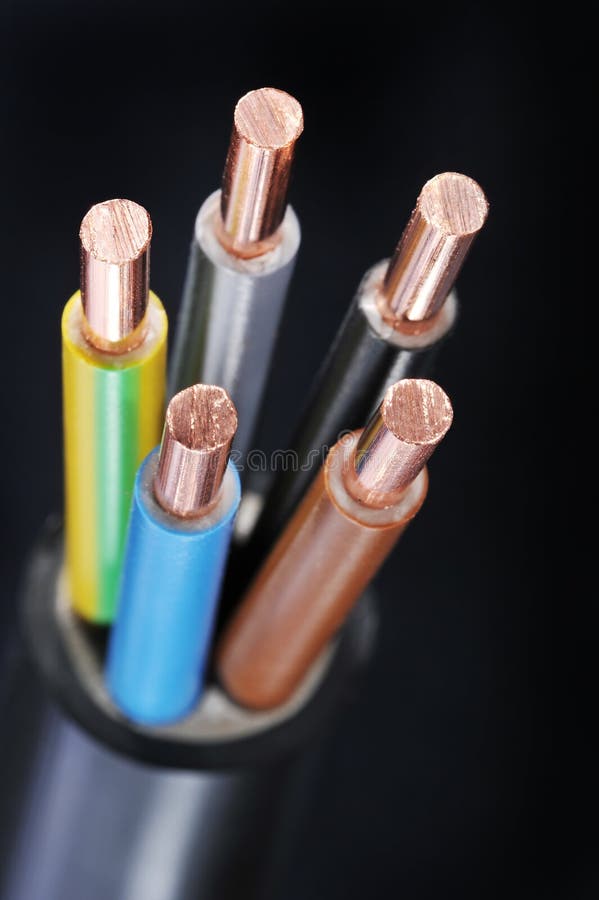 Power cable stock image. Image of cable, black, power - 42060299
