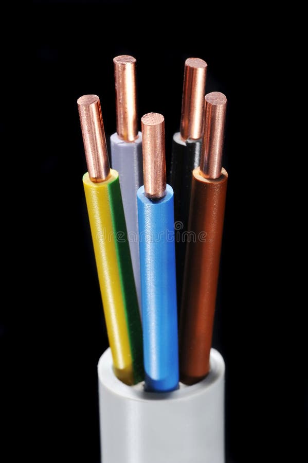 Power cable stock image. Image of cable, black, power - 42060299