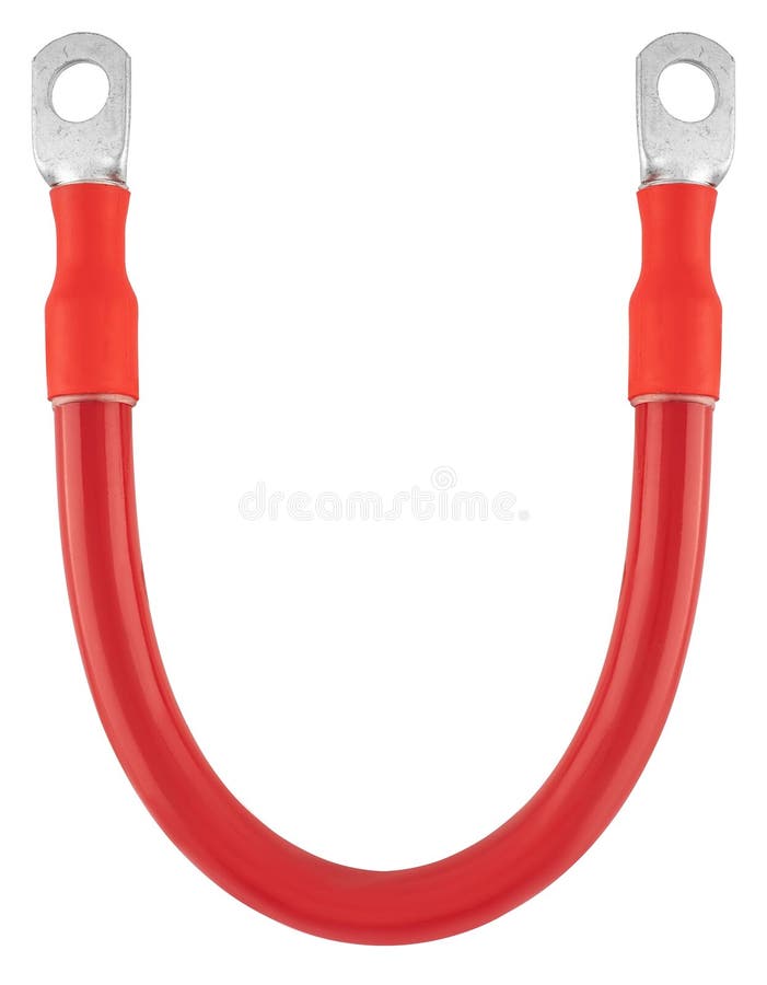 Power Cable with Strong Insulation, White Background in Insulation ...